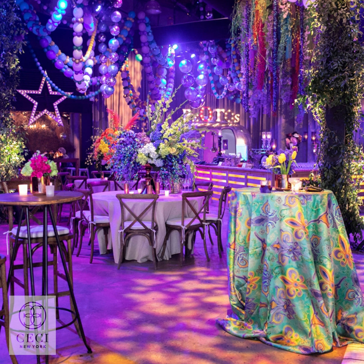 A Luxe, Mardi Gras-Inspired Debutante Party at The Sugar Mill in New O ...