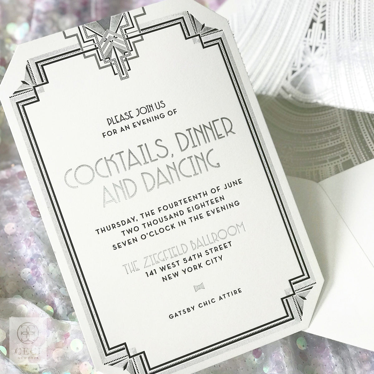 A 1920's Gatsby Inspired Birthday Party At The Ziegfeld Ballroom In Ma ...