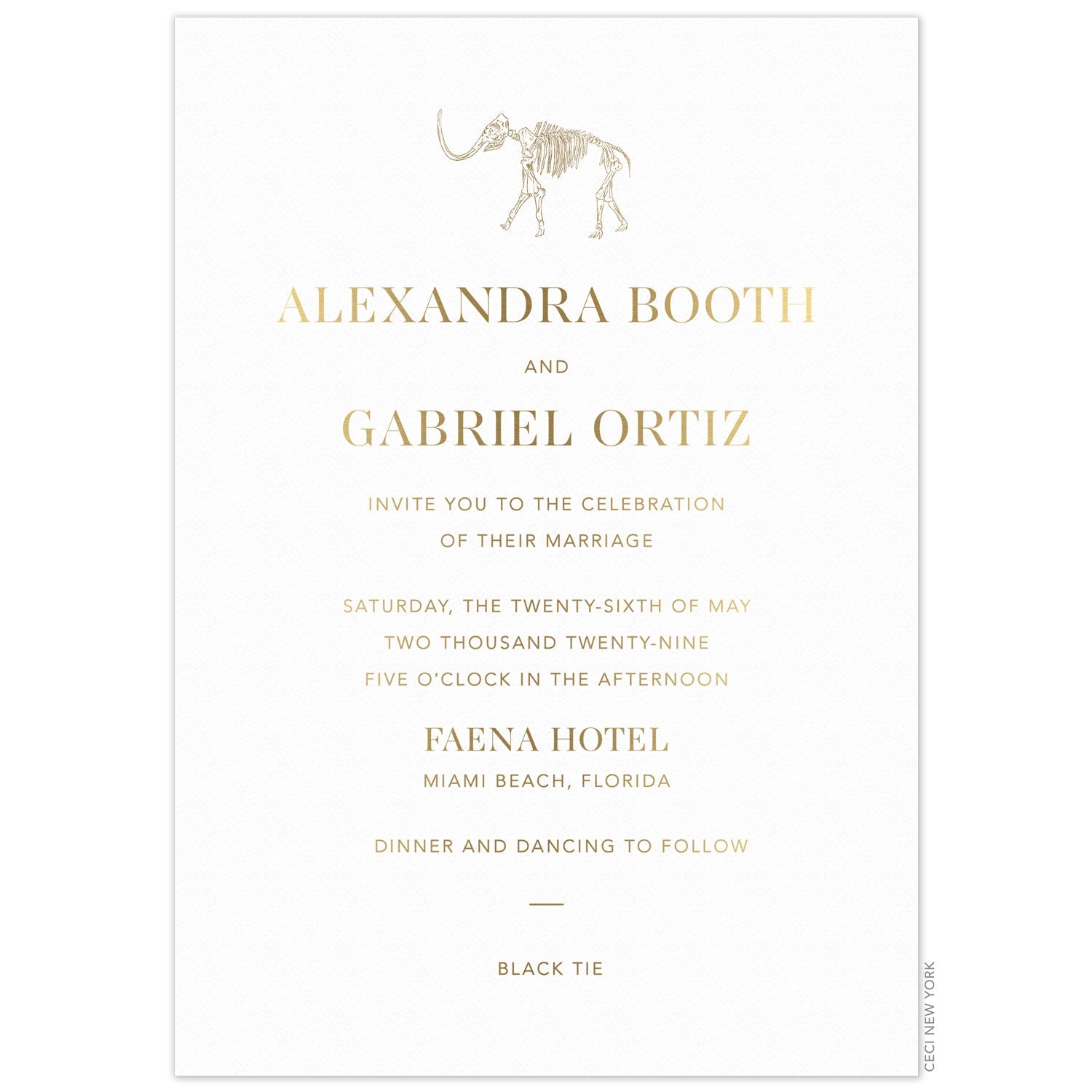 Faena Mammoth Invitation – Ceci New York