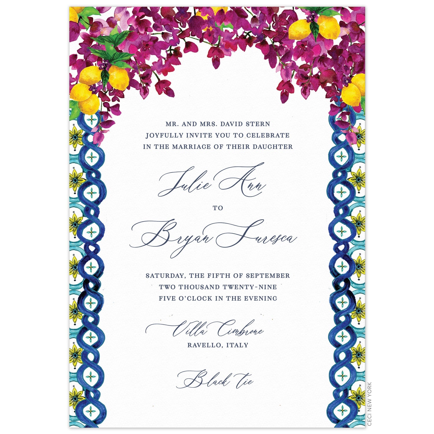 Capri Tile Invitation – Ceci New York