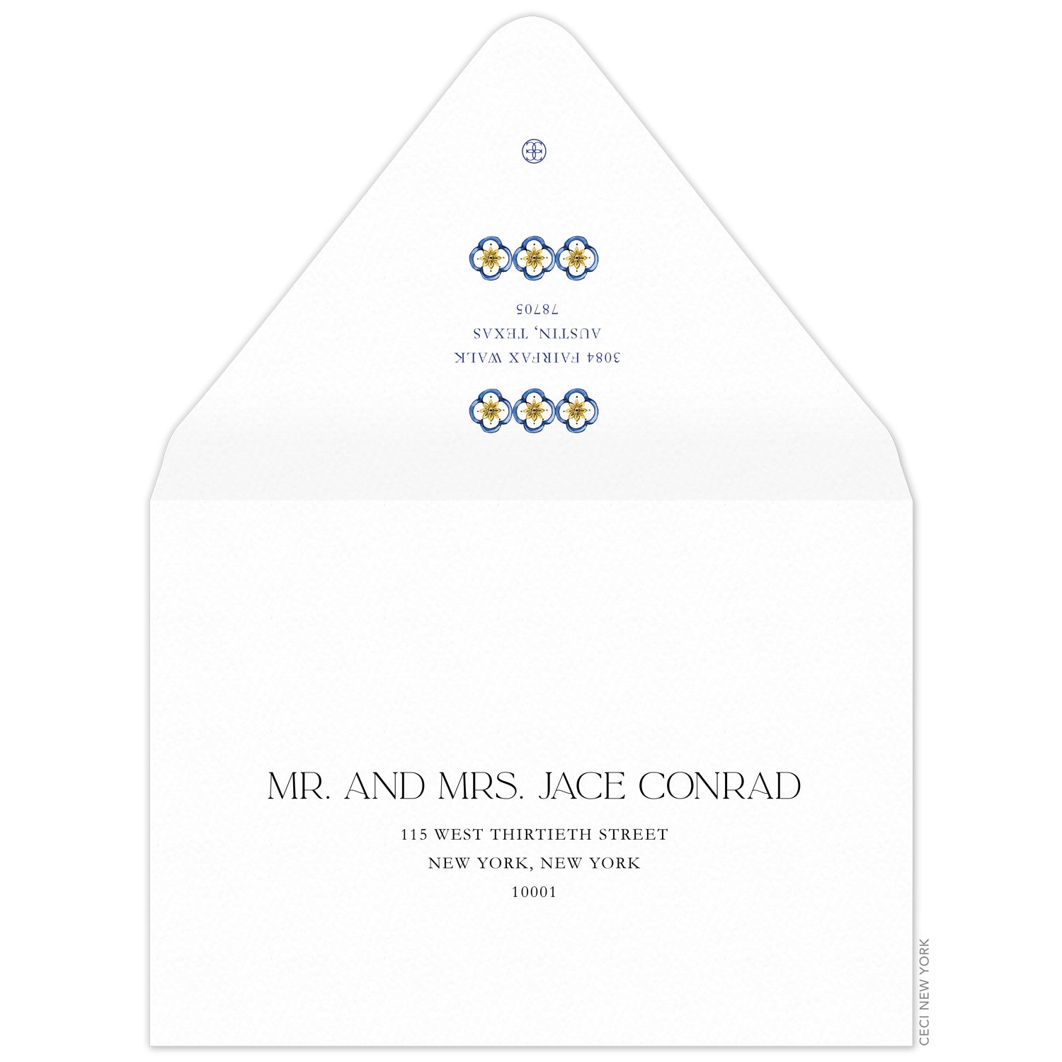 Fiorella Tile Invitation Envelope – Ceci New York