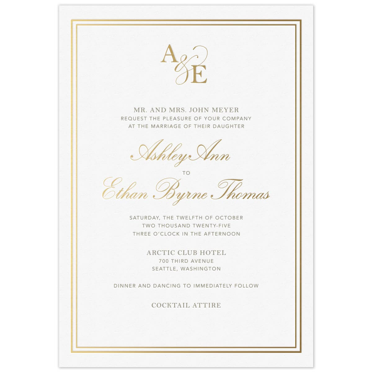 Formal Invitation Borders