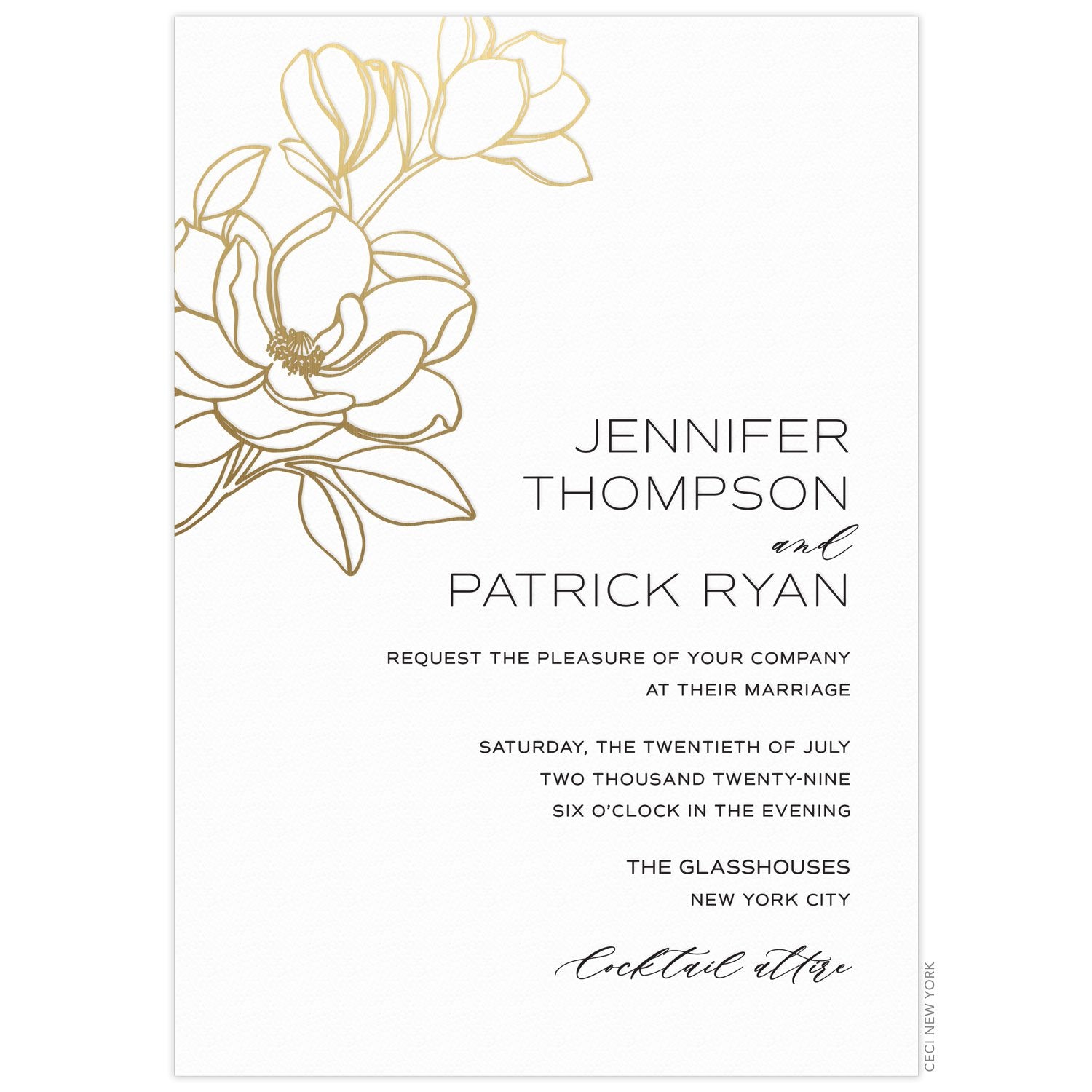 Magnolia Invitation – Ceci New York